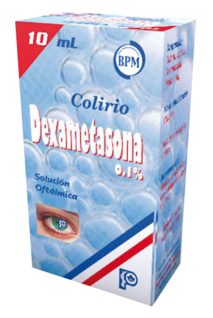 Dexametasona 0.1% Solución Oftálmica